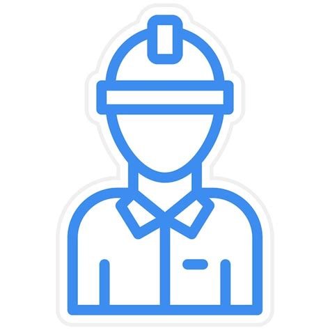 Premium Vector Worker Icon Style