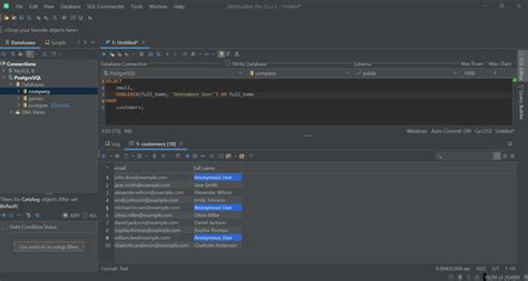 PostgreSQL COALESCE Function Handling NULL Values