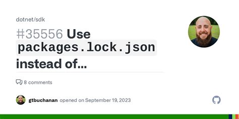use `packages lock json` instead of `project assets json` if available