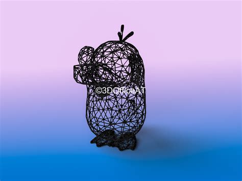 Stl File 054 Psyduck Pokemon Wiremon Figure・3d Printer Model To Download・cults