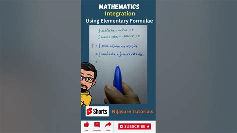 Shorts Maths Integration Problem 07 Intergration Stepbystep Learn Youtube