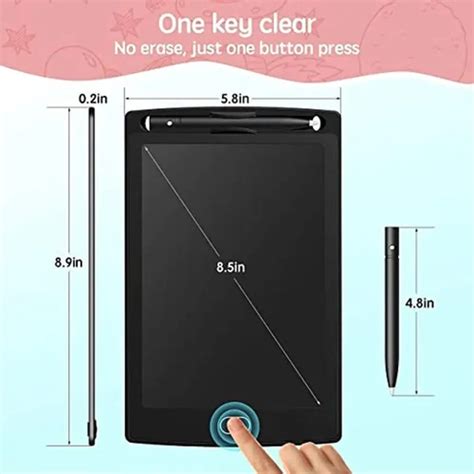 Writing Pad Tablet Tab Portable 8 5 Inches Lcd E Writer Electronic Paperless Digital Lcd Writing