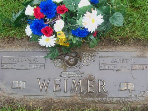 Janet T Murray Weimer 1916 1993 Find A Grave Memorial