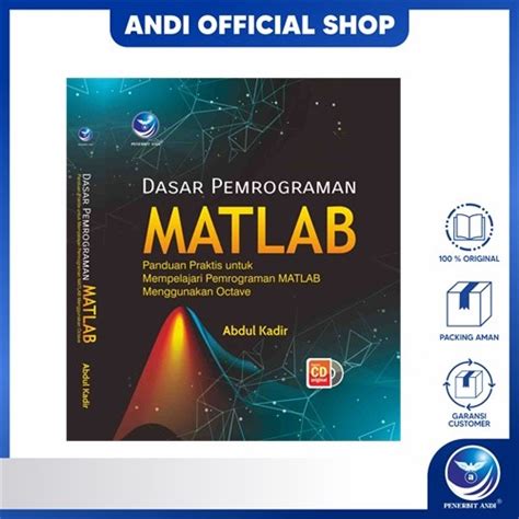 Jual Buku Dasar Pemrograman Matlab Panduan Praktis Untuk Mempelajari