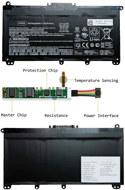 Hp Laptop Battery Pinout Diagram