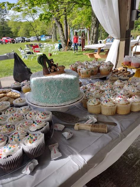 Izzy And Stevens Sprinkled Wedding Dessert Table