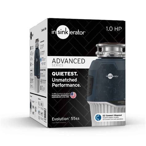 Insinkerator Evolution 55ss Advanced Series Non Corded 1 Hp Continuous Feed Noise Insulation