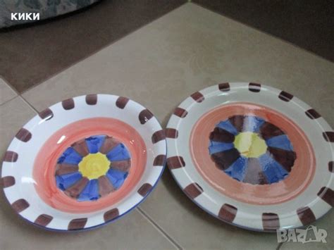 Ръчно рисувани керамични чинии в Сервизи в гр Троян Id39389422 — Bazar Bg