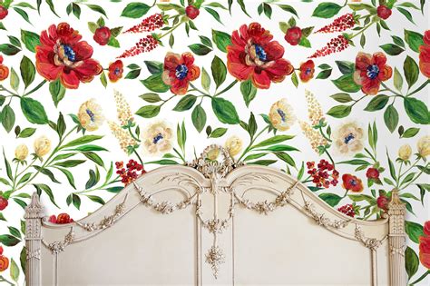 Victorian Wallpaper Antique Wallpaper Floral Wallpaper Flower