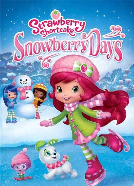 دختر توت فرنگی پوستر منظره برفی زمستان و آدم برفی 1665046