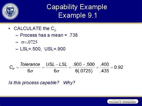 Chapter Capability And Rolled Throughput Yield What