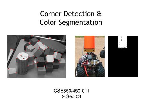 PPT Corner Detection Color Segmentation PowerPoint Presentation ID