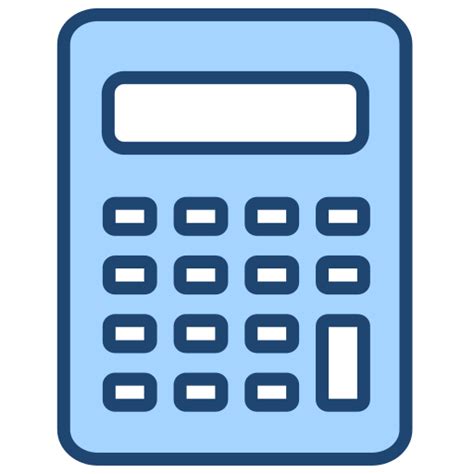 Icône De Calculatrice Generic Blue