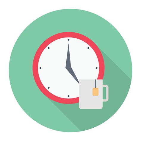 Break Time Vector Illustration On A Backgroundpremium Quality Symbols