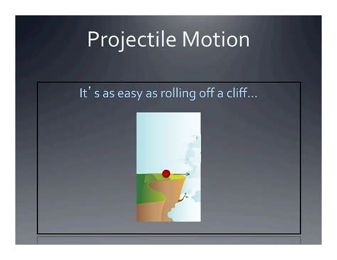 projectile motion intro ppt