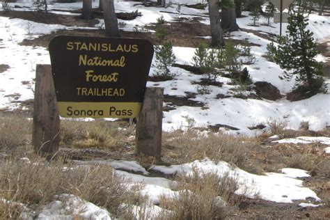 Sonora Pass Closed To Over Snow Vehicle Use On Forest