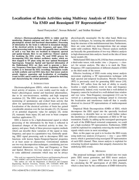 pdf localization of brain activities using multiway analysis of eeg tensor via emd and