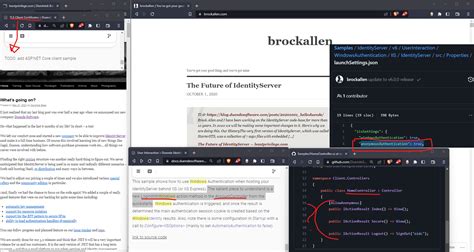 Trying To Use Duendeidentityserver6 With Windows Authentication And