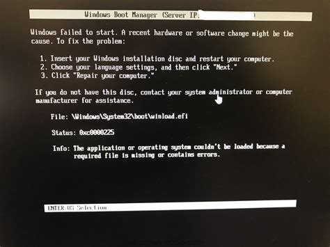 Bootsdi Wont Load System Center Configuration Manager Current Branch Windows