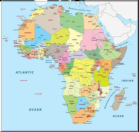 Continents By Number Of Countries
