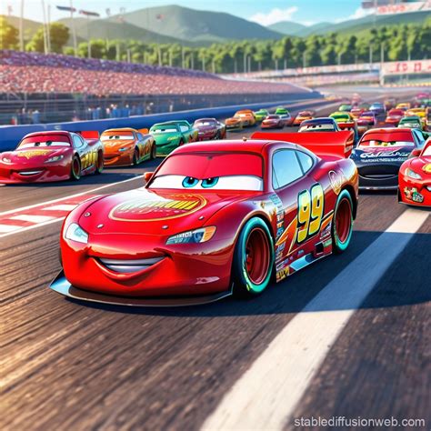 Lightning Mcqueen Cartoon Prompts Stable Diffusion Online