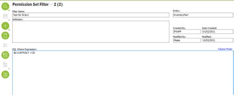 Permission Set Filters Issue Ifs Community