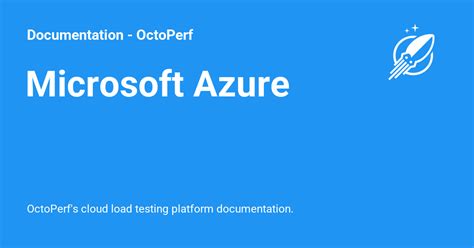 Microsoft Azure Documentation Octoperf