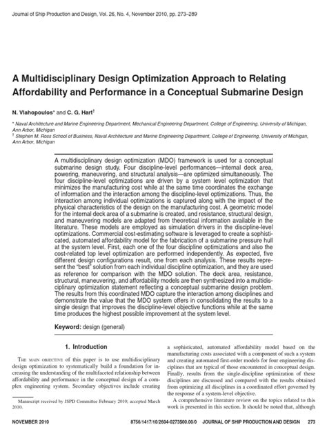 A Multidisciplinary Design Optimization Approach To Relating