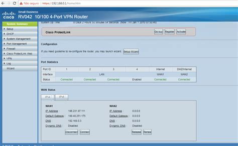 RV Dual WAN Issue Cisco Community