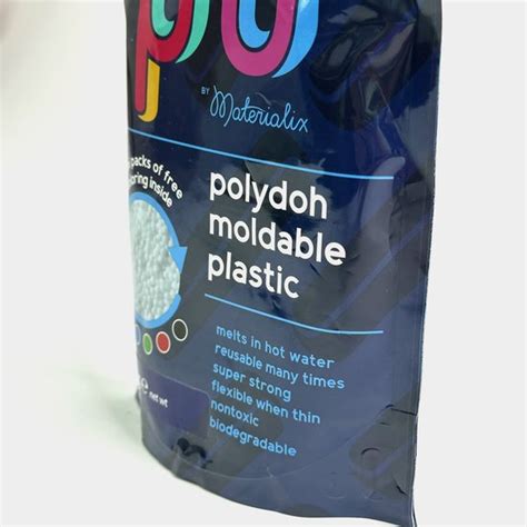Mgm Trading Vormbaar Plastic Set 250g Polydoh Inclusief 6 Gratis