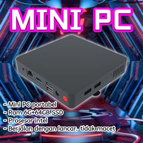 Jual Mini Pc Intel Celeron N Ram G Gb Ssd Windows Wifi Shopee Indonesia