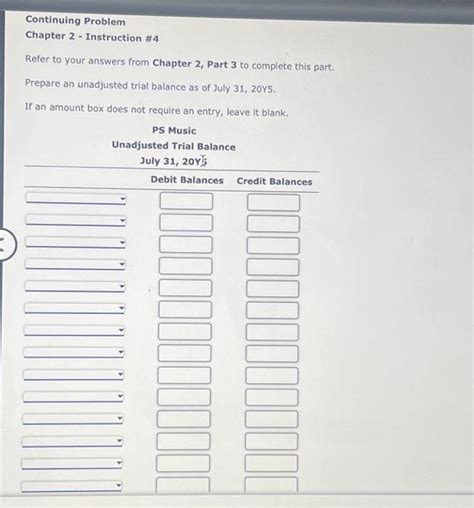 Solved Continuing Problem Chapter 2 Instruction 3 Post