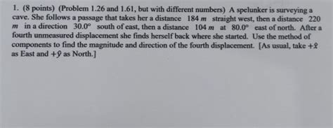 Solved Points Problem And But With Chegg Com