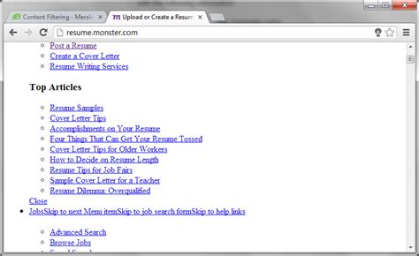 Troubleshooting Page Formatting On Allow Listed Sites Cisco Meraki
