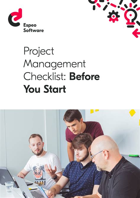 Project Management Best Practices Checklist Project Management