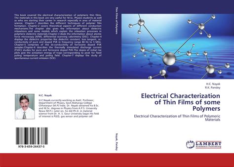 Electrical Characterization Of Thin Films Of Some Polymers 978 3 659
