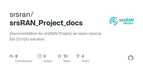 Github Srsransrsranprojectdocs Documentation For Srsran Project