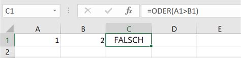 ODER Funktion in Excel an einfachen Beispielen erklärt IONOS