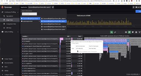 K8s部署pyroscope并分析golang性能瓶颈golang Pyroscope Csdn博客