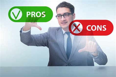 Concept Of Choosing Pros And Cons Stock Photo Image Of Balance