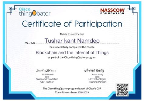 Blockchaintechnology Iottechnology Blockchaininnovation Tusharkant Namdeo