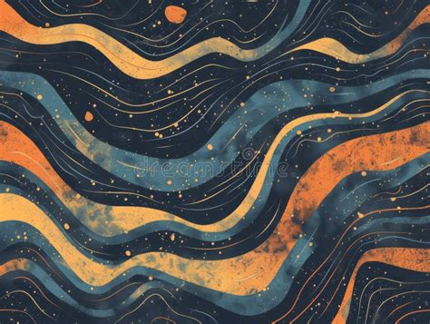 Abstract Wavy Pattern With Speckled Texture Stock Illustration Illustration Of Trendy Design