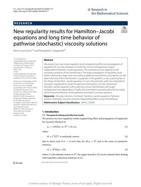 New Regularity Results For Hamilton Jacobi Equations And Long Time Behavior Of Pathwise