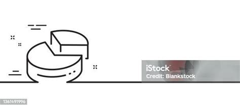 원형 차트 선 아이콘입니다 프레젠테이션 3d 그래프 기호입니다 최소 라인 패턴 배너 벡터 고급에 대한 스톡 벡터 아트 및 기타 이미지 Istock
