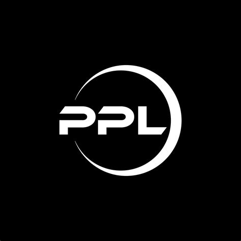 Ppl Letter Logo Design In Illustration Vector Logo Calligraphy