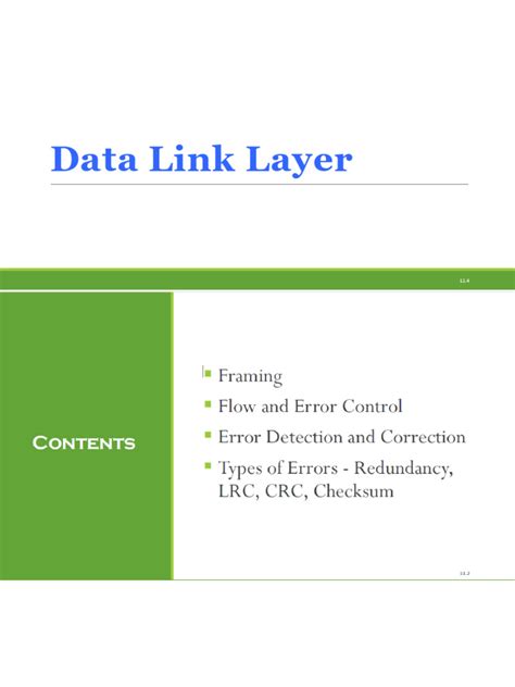 22 Framing And Error Control Pdf Error Detection And Correction