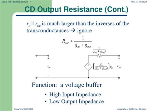 Ppt Lecture 17 Common Source Gate Drain Amplifiers Powerpoint Presentation Id 1713979
