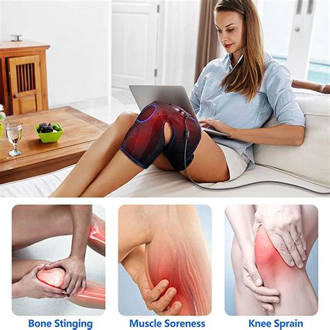 Cincom Knee Massager With Heat Air Compression Leg Knee Brace For