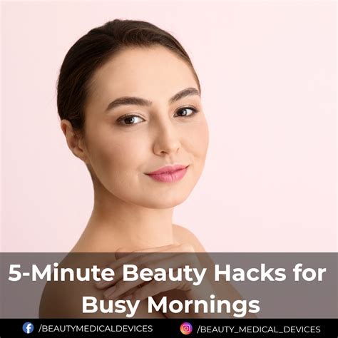 5 Minute Beauty Hacks For Busy Mornings