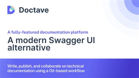 Doctave A Modern Swagger Ui Alternative